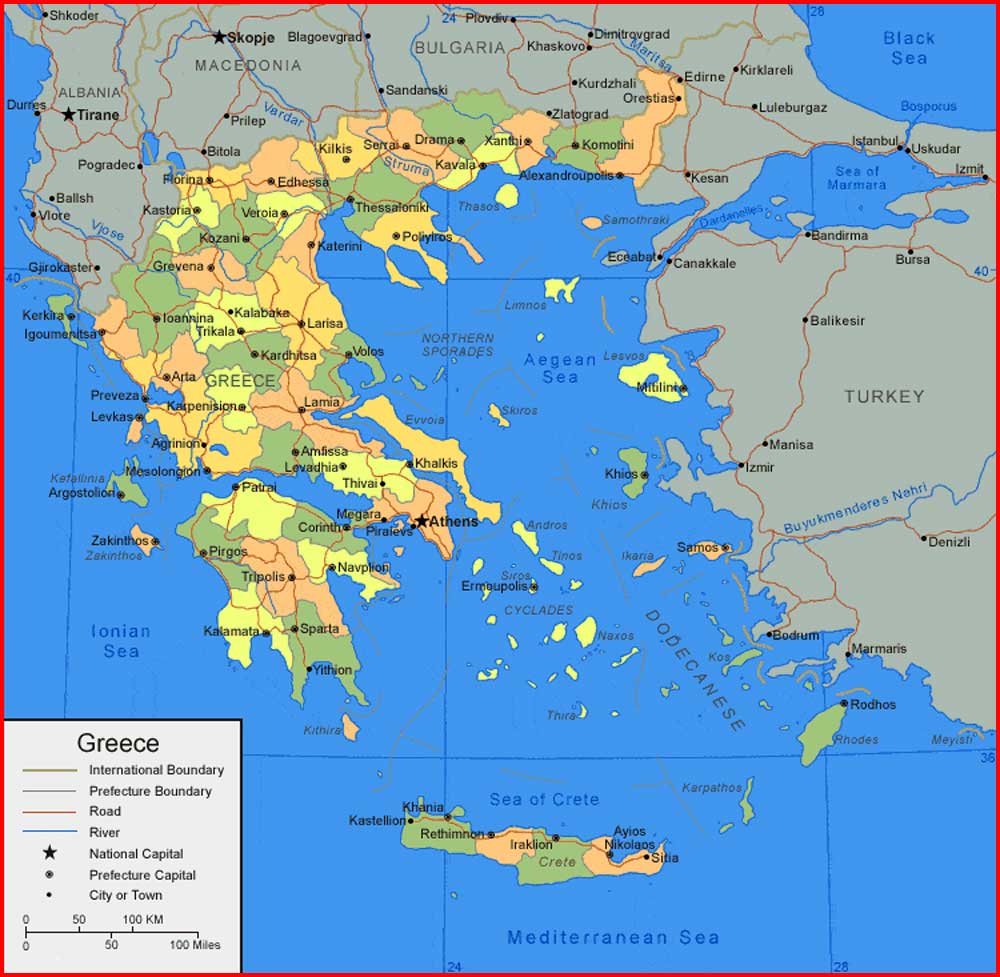 Greece Map - Web Sejarah